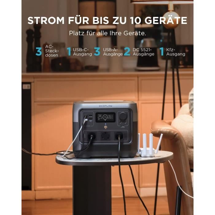 Draagbare Elektrische Generator RIVER 2 PRO - 768Wh, 800W...