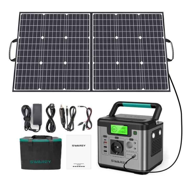 SWAREY S500 PRO zonnegenerator 220V 518Wh energiestation