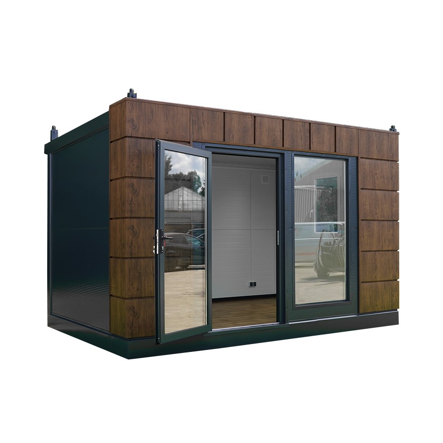 Helsinki model geïsoleerde container van 4×3 meter - tuinkantoor